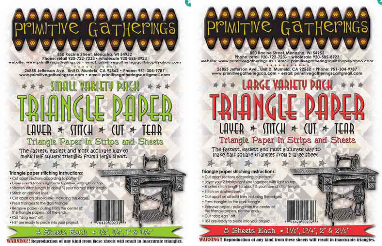 BlockHeads- Magic Block and triangle papers giveaway • Moda Lissa